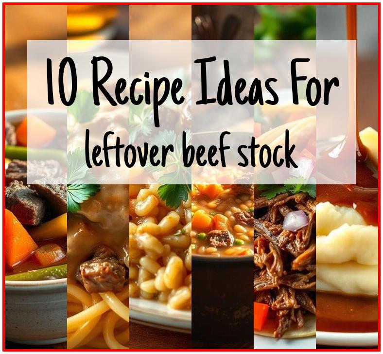 10 Recipe Ideas For Leftover Beef Stock [+Tips] - Scrappy Eats