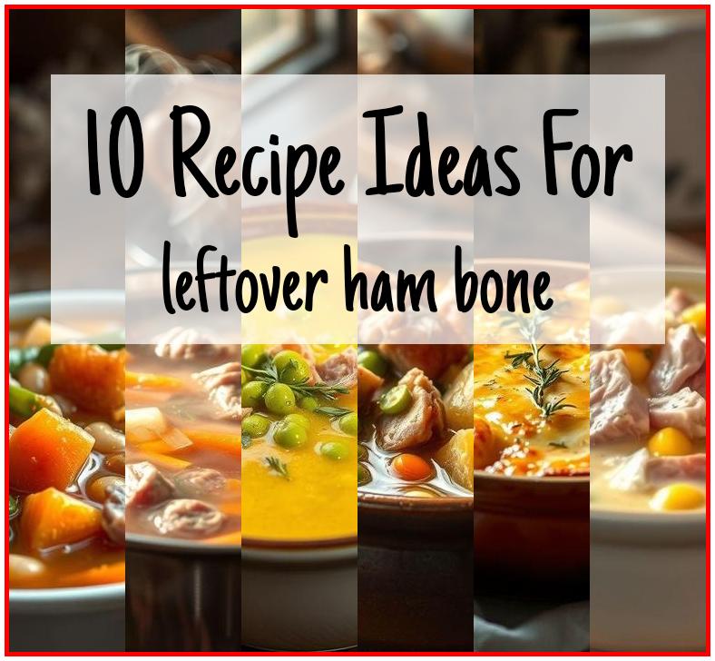 10 Recipe Ideas For Leftover Ham Bone [+Tips] - Scrappy Eats