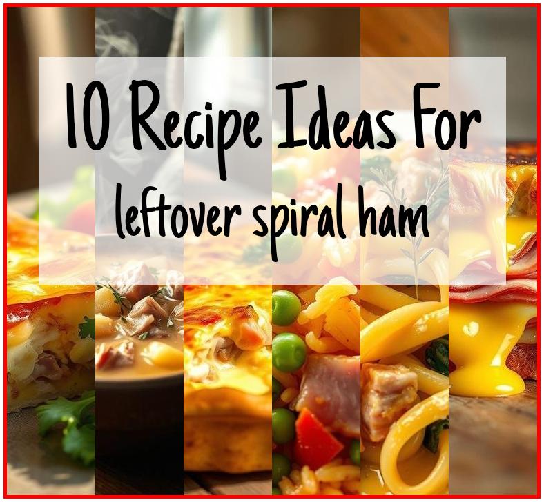 10 Recipe Ideas For Leftover Spiral Ham [+Tips] - Scrappy Eats