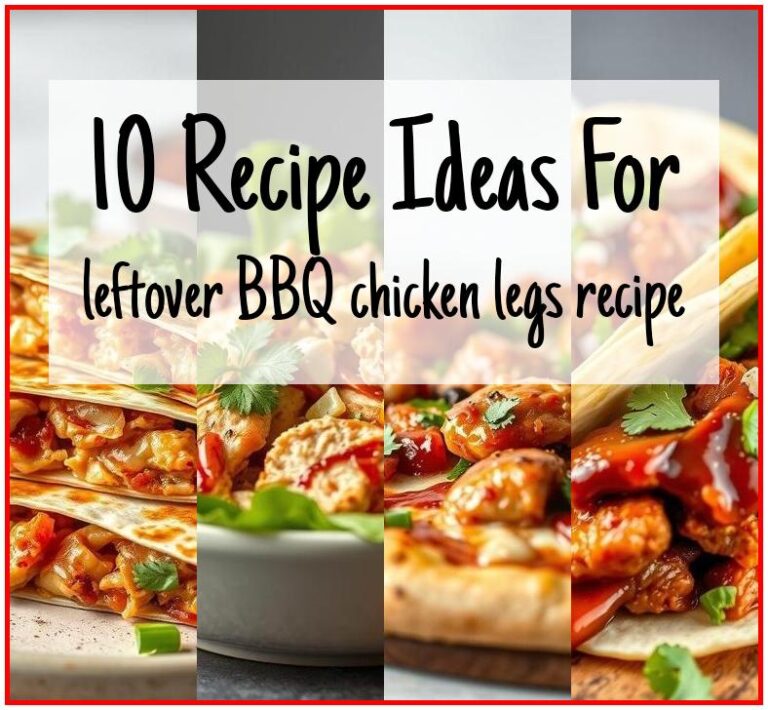 Top 10 Recipe Ideas For Leftover BBQ Chicken Legs [+Tips] - Scrappy Eats