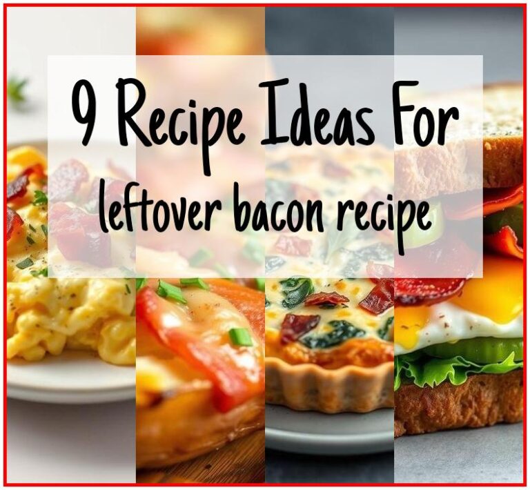 Top 9 Recipe Ideas For Leftover Bacon [+Tips] - Scrappy Eats