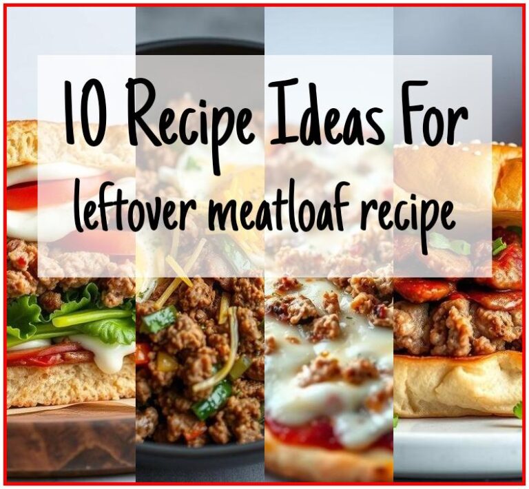 Top 10 Recipe Ideas For Leftover Meatloaf [+Tips] - Scrappy Eats