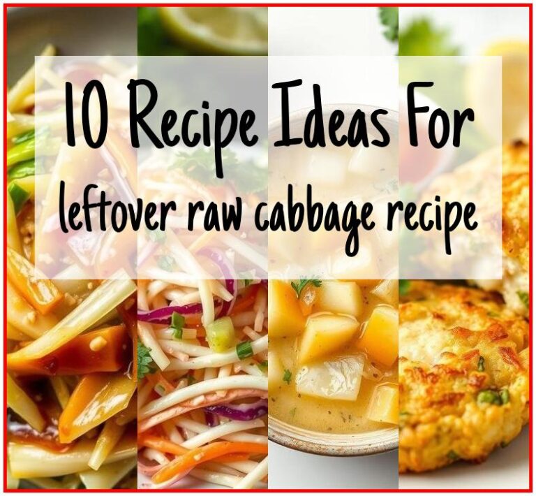 Top 10 Recipe Ideas For Leftover Raw Cabbage [+Tips] - Scrappy Eats