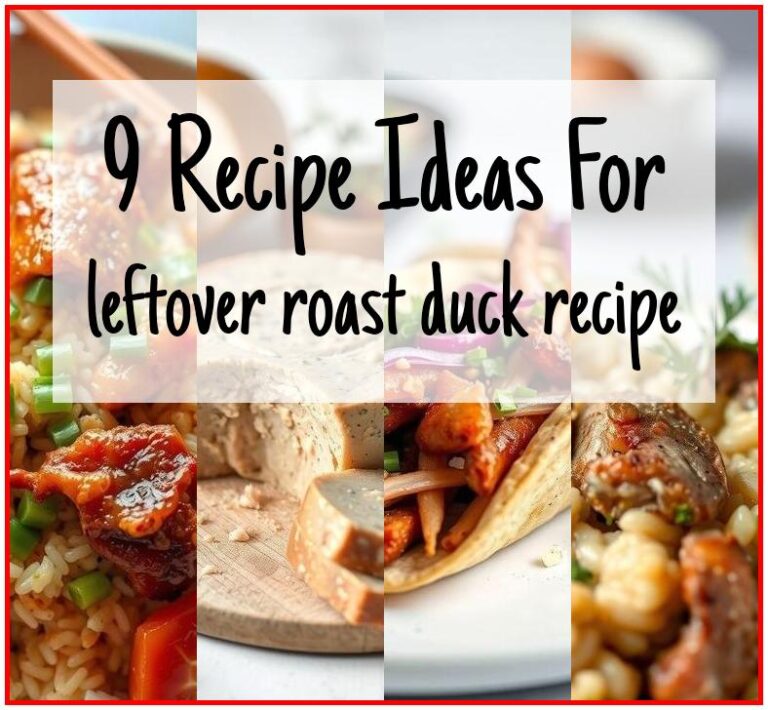 Top 9 Recipe Ideas For Leftover Roast Duck [+Tips] - Scrappy Eats